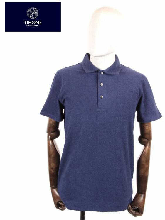 【楽天市場】TIMONE ティモーネ パイル ポロシャツ 半袖 TM3007142 NAVY ネイビー：un passo AVANTI