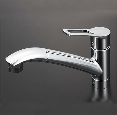 【楽天市場】KVK 流し台用シングルレバー式シャワー付混合栓 【KM5031ZT】KM5031 series シャワー引出しタイプ／シングルレバー【KM5031ZT】【NP後払いOK】：住宅 ...