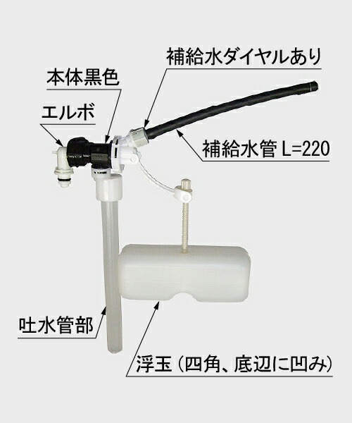 【楽天市場】INAX LIXIL・リクシル 【TF-3520B-20】 ボールタップ 給水方式：横形（フレキホース）：住宅設備のプロショップ ...