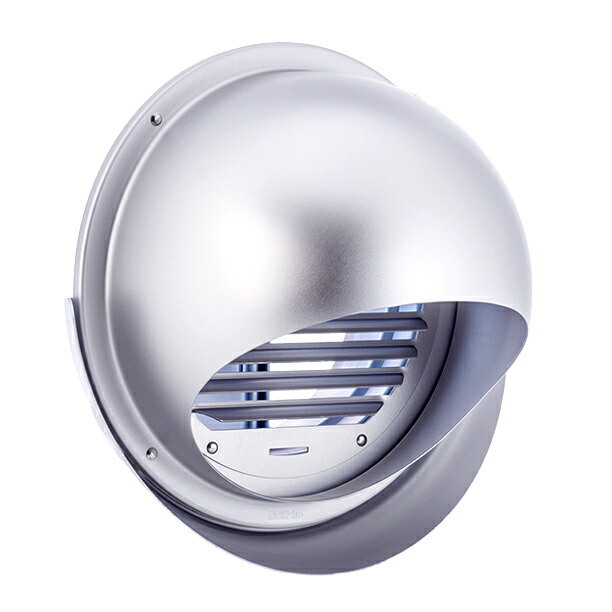 【楽天市場】西邦工業 SEIHO 【SFXD200M】 外壁用アルミニウム製換気口 セルフードワイド水切り付 SFXD-M 同芯ガラリ型 ...