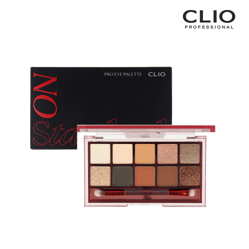 【楽天市場】CLIO clio クリオ プロ アイパレット Pro Eye Palette #016ノースタンダード(NO STANDARD) 0.6gx10 シャドウ パレット 韓国コスメ ...