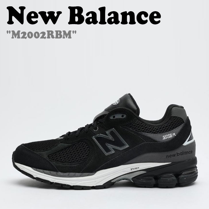 【楽天市場】ニューバランス 2002 スニーカー NEW BALANCE メンズ M2002 RBM BLACK ブラック M2002RBM ...