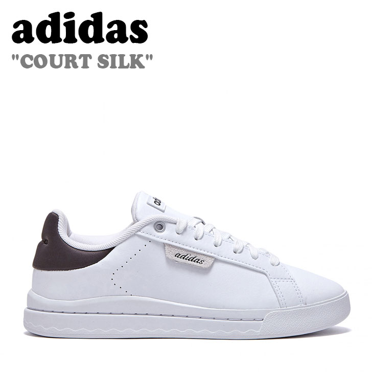 【楽天市場】アディダス スニーカー adidas レディース COURT SILK コート シルク WHITE ホワイト BLACK ブラック ...