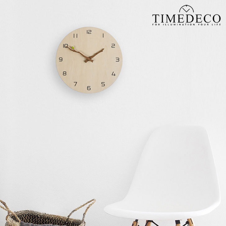 【楽天市場】タイムデコ 掛け時計 TIMEDECO 正規販売店 Natural Leaf Clock ナチュラル リーフ クロック ...