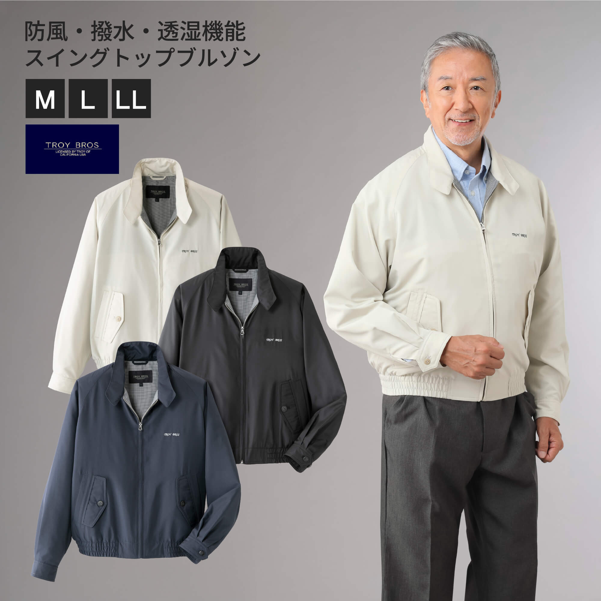 【楽天市場】\マラソン限定 クーポンで 8,349円／TROY BROS/トロイブロス TBスイングトップブルゾン [94101] プレゼント ...