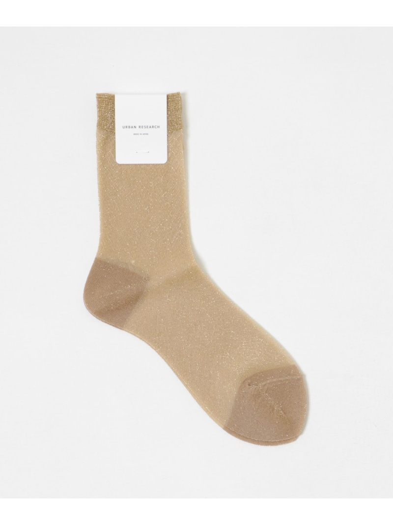 【楽天市場】【SALE／30%OFF】ラメシアーソックス URBAN RESEARCH アーバンリサーチ 靴下・レッグウェア 靴下 ベージュ ホワイト ネイビー【RBA_E】[Rakuten ...