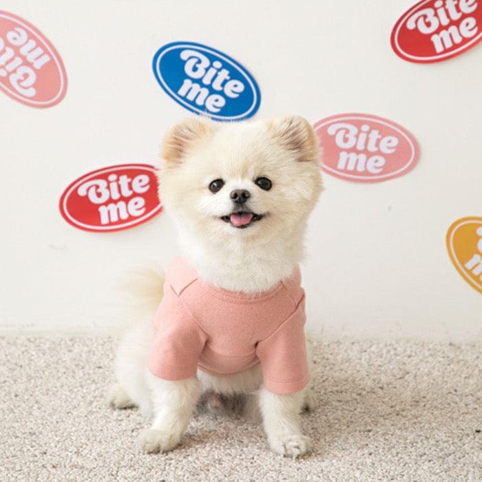 【楽天市場】※予約販売【BITE ME】Mochi t-shirt（Pink） 韓国 ブランド かわいい おしゃれ プレゼント 小型犬 NEW 春 夏 秋 丈夫 ペット用品：URBAN DOG ...