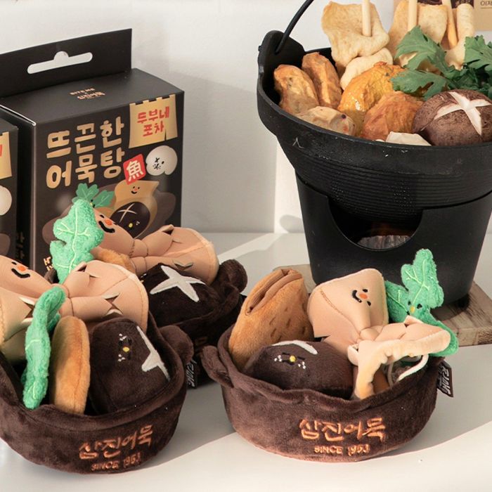 【楽天市場】即納【BITE ME × Samjin Amook】Fish Cake Soup Toy 韓国 ブランド かわいい おしゃれ ...