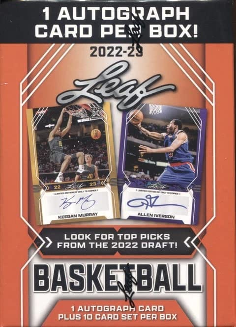 【楽天市場】NBA Leaf 2022-23 Basketball Card Blaster Box リーフ バスケットボール カード ...