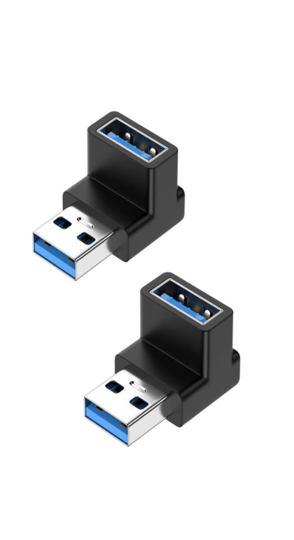 【楽天市場】YFFSFDC usb変換アダプタ USB 3.0 アダプタ L型 2個セット 10Gbps高速データ伝送 usb l字/type a l字 小型 軽量 usb3.0オス usb3 ...