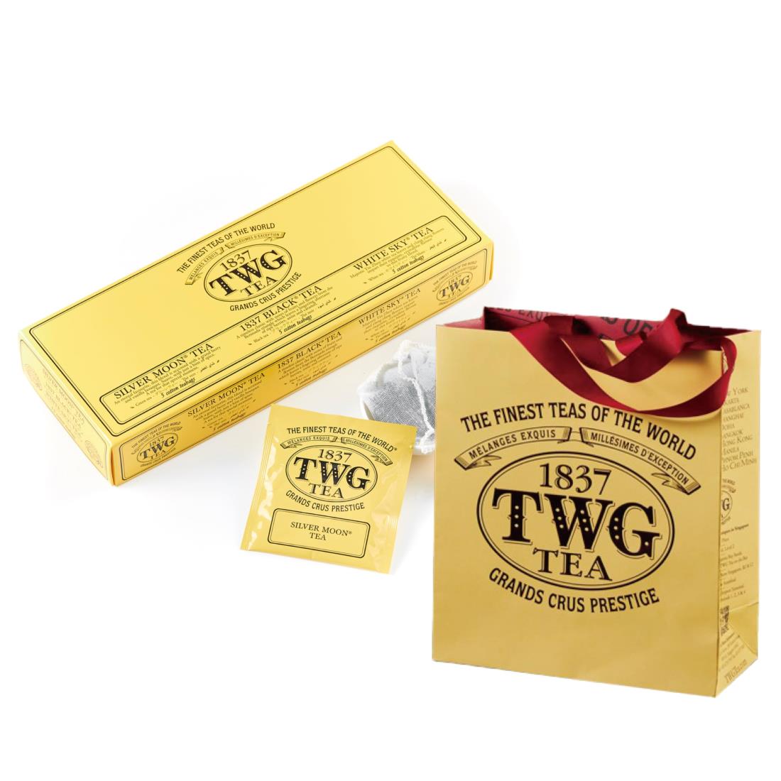 【楽天市場】TWG Tea ティーバッグ アソート ギフト 2.5g×15個入り TWG Teaラッピング＆紙袋付(Moon ＆Sky Tea ...