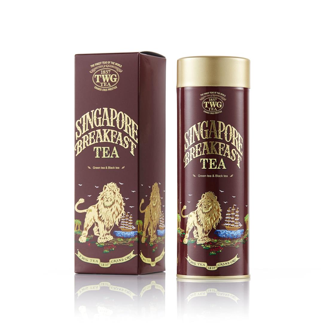 【楽天市場】TWG Tea 紅茶 茶葉 缶入り ギフト (シンガポールブレックファストティー)：URC