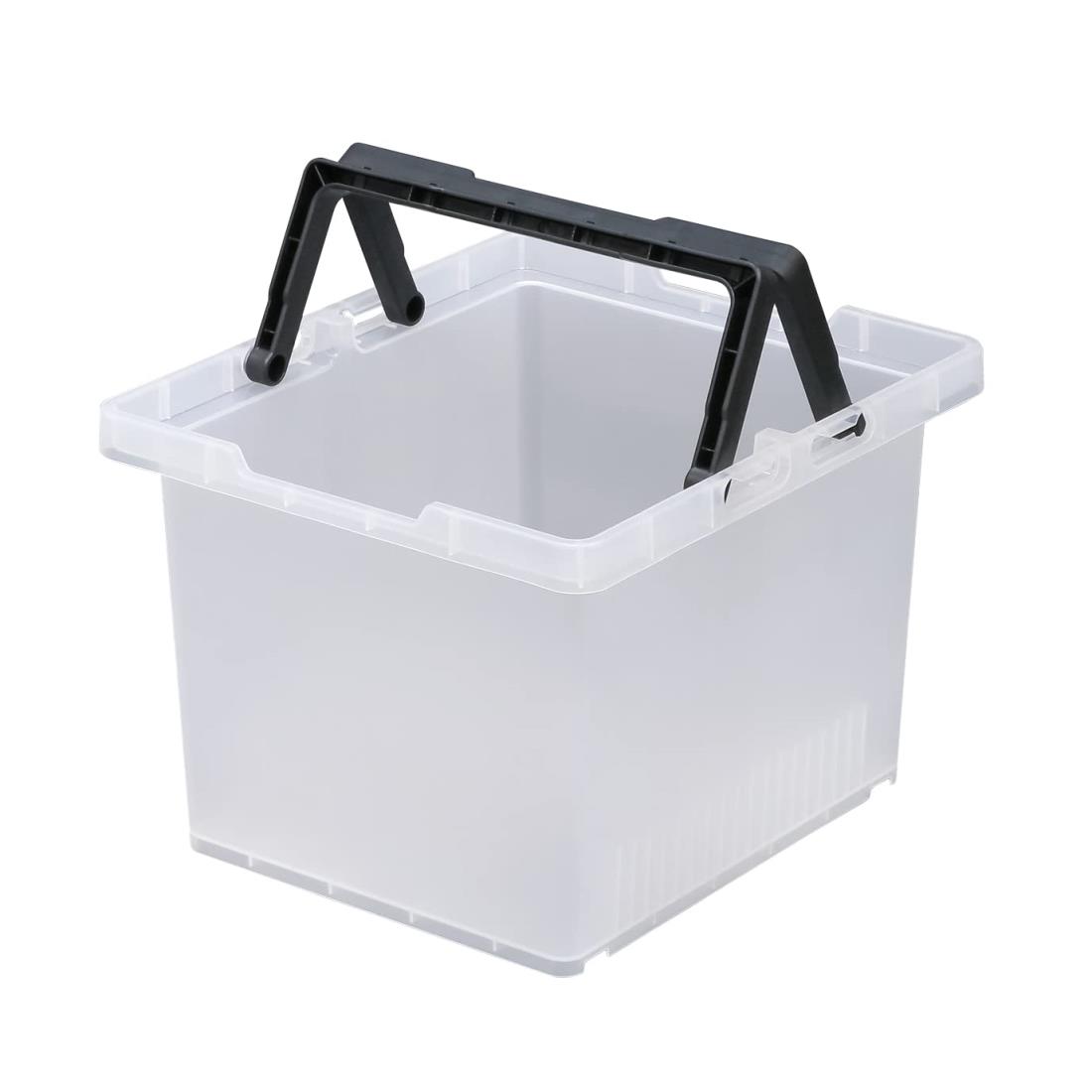 【楽天市場】JEJアステージ(JEJ Astage) 収納ボックス セパレートバスケット #75 クリア 日本製 アウトドア キャンプ 積み重ね SPB-N75C 幅30.8×奥行36.3×高 ...