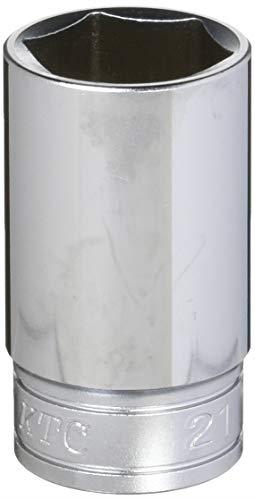 【楽天市場】京都機械工具(KTC) 9.5mm (3/8インチ) セミディープソケット (六角) 21mm B3M21：URC