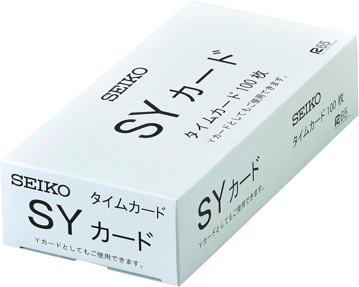 【楽天市場】セイコーソリューションズ タイムカード SYカード 100枚入 セイコー CA-SY：URC
