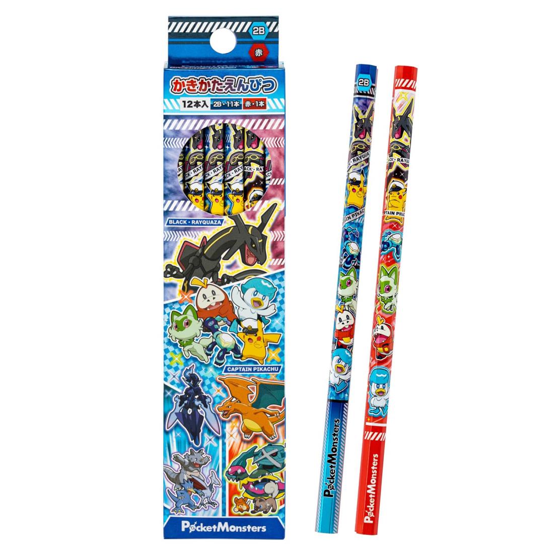 【楽天市場】【マラソンエントリーでポイント10倍】ショウワノート ポケットモンスター 鉛筆 かきかたえんぴつ 2B 11本 赤鉛筆 1本 ...
