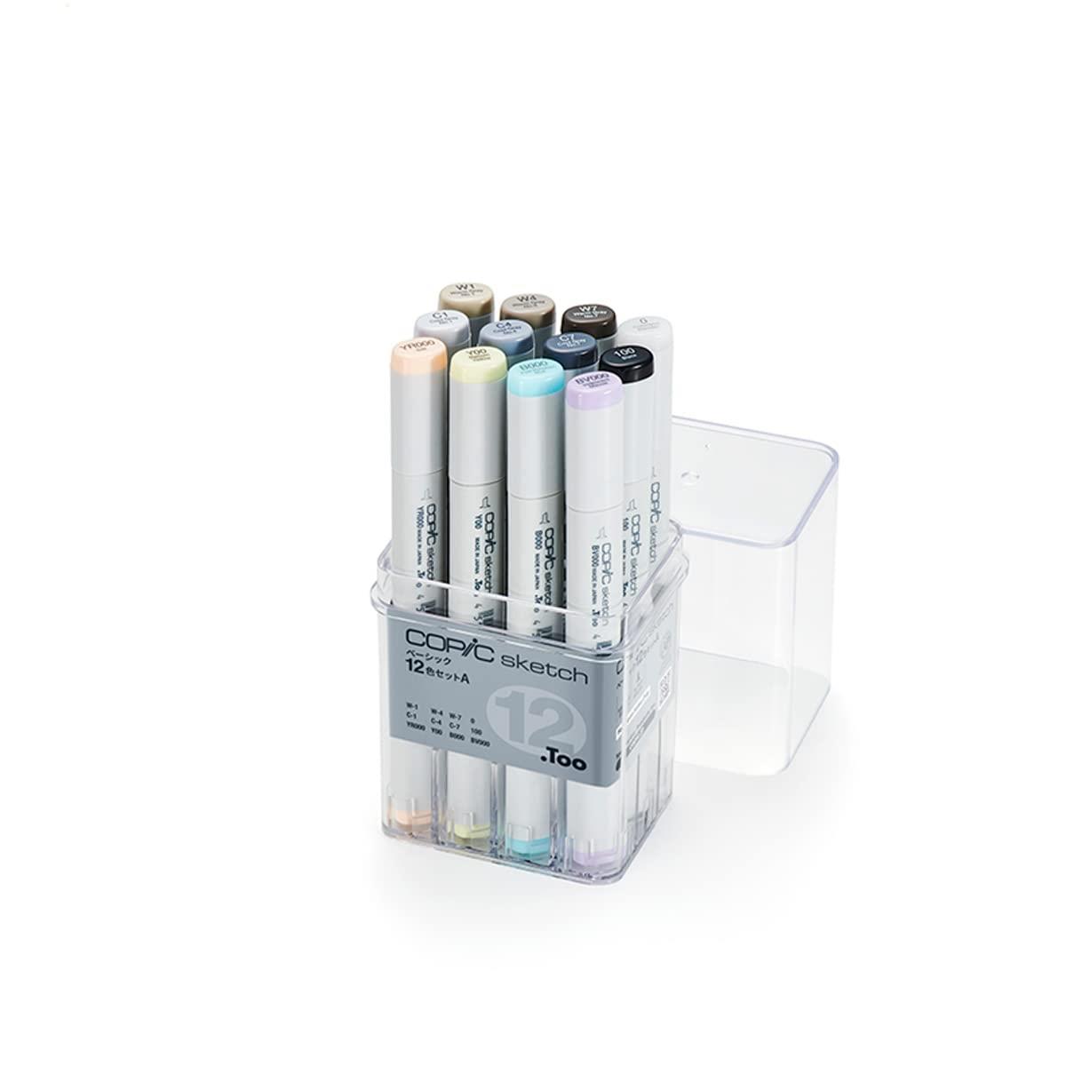 【楽天市場】コピック(COPIC) Tooスケッチ ベーシック 12色セット A イ ラス トマ ーカー マーカー マーカーペン：URC