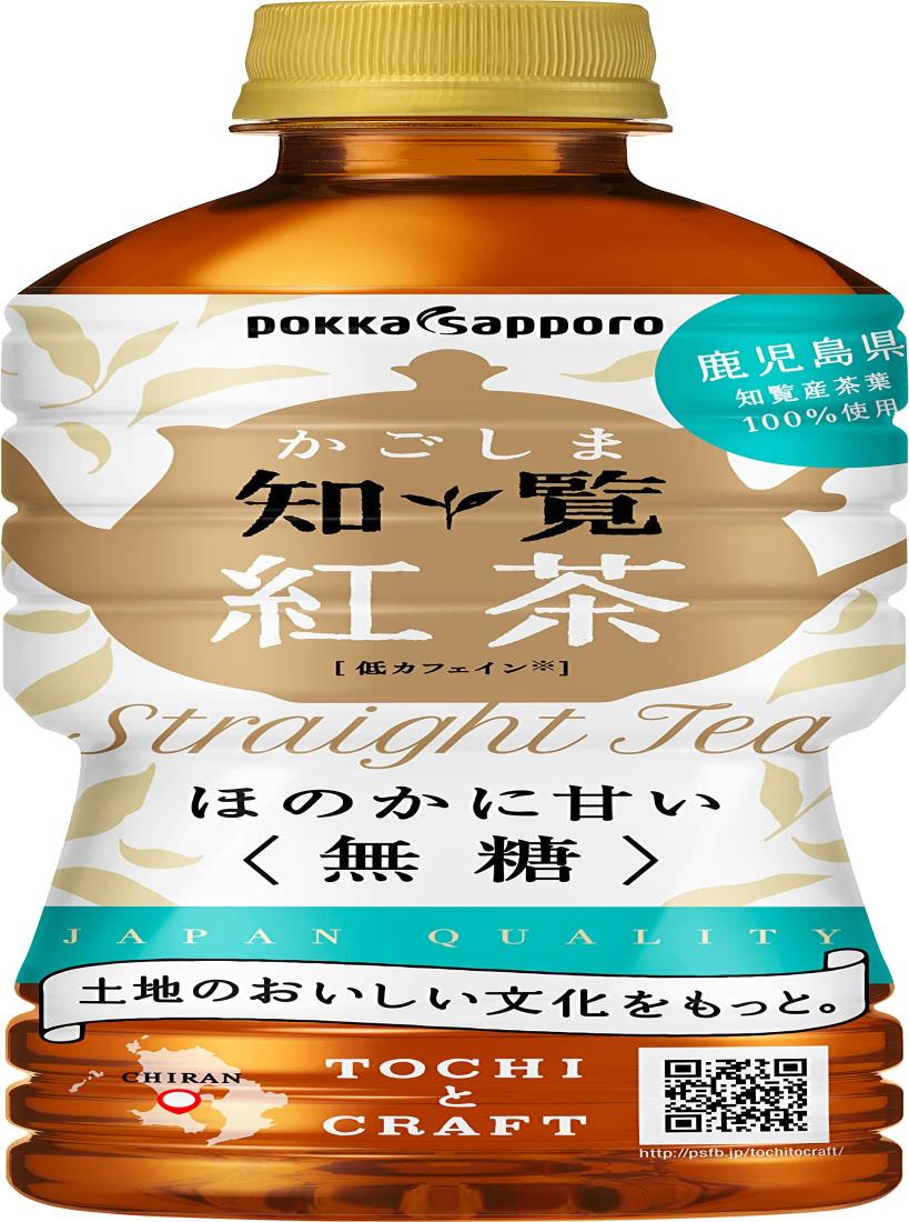 【楽天市場】TOCHIとCRAFT ポッカサッポロ かごしま知覧紅茶無糖 520ml×24本：URC