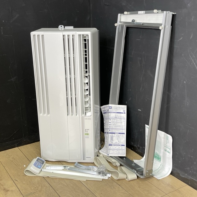 【楽天市場】コロナルームエアコン【中古】展示品 動作保証 CORONA CW-16A4 2024年製 窓用エアコン ホワイト 窓枠 リモコン付 072029/58514：urica楽天市場店
