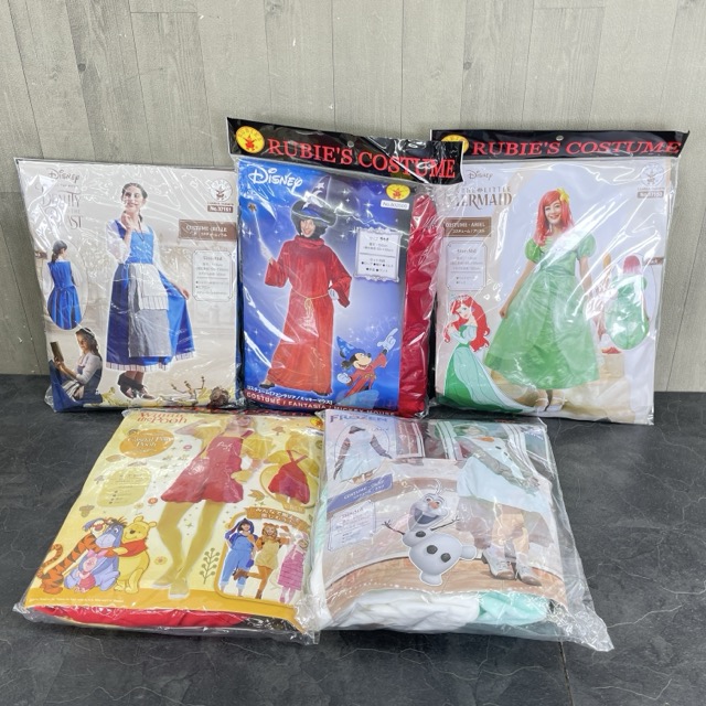 【楽天市場】ディズニー コスチューム 5点セット 【中古】RUBIE'S COSTUME コスプレ 仮装 アリエル ベル オラフ 大人 レディース ハロウィン / 58832：urica楽天市場店