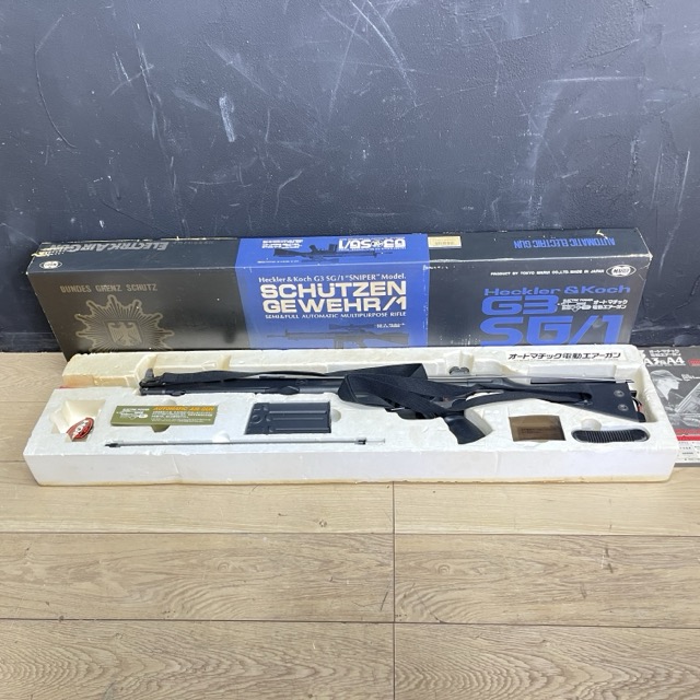 【楽天市場】オートマチック電動ガン【中古】動作保証 東京マルイ Heckler&Koch H＆K G3SG/1 スナイパーモデル ...
