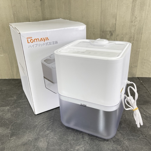 【楽天市場】ハイブリッド式加湿器 【展示品】 LOMAYA H840 ホワイト 湿度設定 タイマー付 アロマ対応 空焚き防止 家電 / 20037：urica楽天市場店