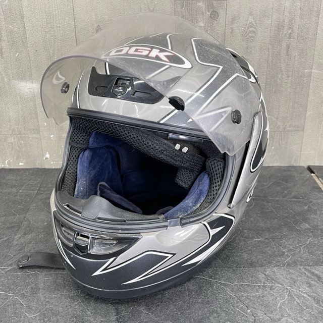 【楽天市場】OGK FF-4 ヘルメット フルフェイス 【中古】 オージーケー Lサイズ バイク用品 グレー /65944：urica楽天市場店