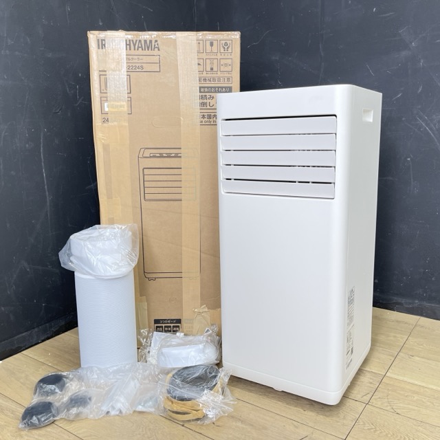 【楽天市場】ポータブルクーラー 展示品 【中古】動作保証 アイリスオーヤマ IPP-2224S 2024年製 ホワイト スポットエアコン 074122 / 21151：urica楽天市場店