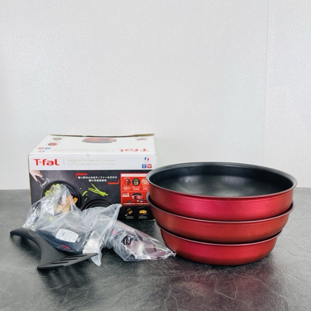 【楽天市場】【スーパーセール期間中限定！ポイント10倍】2点美品 IH対応フライパン【中古】T-fal ティファール インジニオ IHガーネット アンリミテッド セット6 フライパン3点セット ...