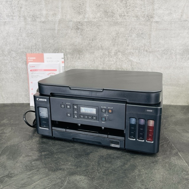 【楽天市場】インクジェットプリンター 【中古】動作保証 CANON キャノン G6030 複合機 ギガタンク搭載 ブラック インク残量有 ...