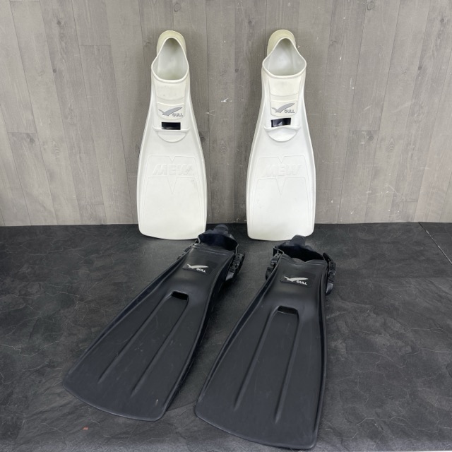 【楽天市場】フィン 2点セット 【中古】 GULL ガル J 25-26 Bonito 485 ブラック MEW 24-25 MSサイズ ...