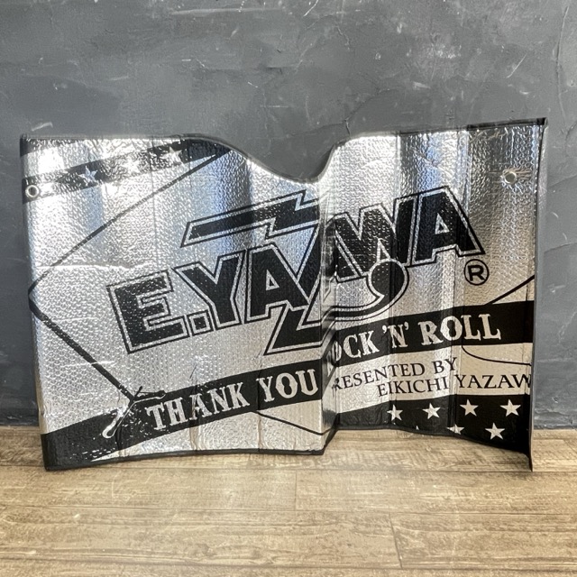 【楽天市場】矢沢永吉 サンシェード 【未使用品】E.YAZAWA THANK YOU ROCK N ROLL カーシェード 日よけ カー用品 ...