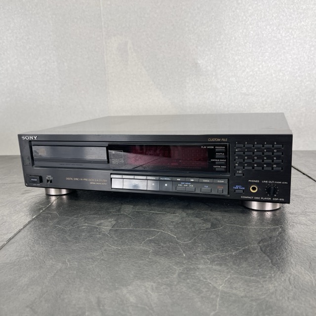 【楽天市場】ソニー CDプレーヤー 【中古】 SONY CDP-970 オーディオ機器 ブラック/511676：urica楽天市場店
