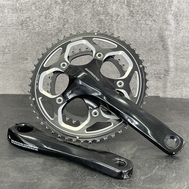 【楽天市場】★6月15日 24時間限定 ポイント10倍★クランクセット 【中古】SHIMANO シマノ FC-RS500 FC-R563 ...