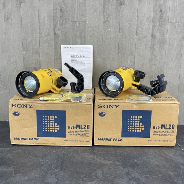 【楽天市場】★スーパーセール期間中限定ポイント10倍★水中ビデオライト 2点セット 【1点未使用】 SONY ソニー HVL-ML20 ...