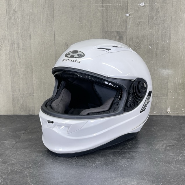 【楽天市場】フルフェイス ヘルメット 【中古】KABUTO KAMUI カブト カムイ Mサイズ 57-58cm ホワイト PSCマーク 二輪 ...