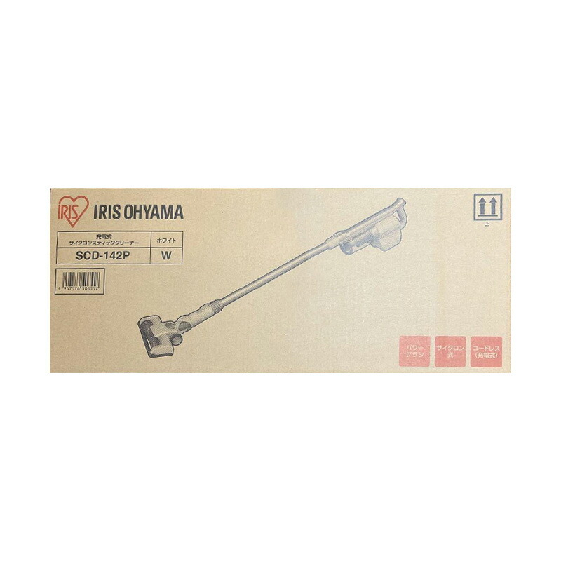【楽天市場】【新品】IRIS OHYAMA アイリスオーヤマ 掃除機 サイクロン スティッククリーナー SCD-142P-W：電子問屋 2号店