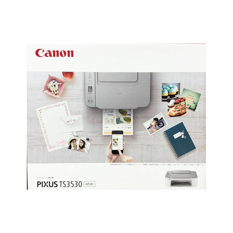 【楽天市場】【新品】CANON キヤノン カラーインクジェット複合機 PIXUS TS3530 ホワイト：電子問屋 2号店