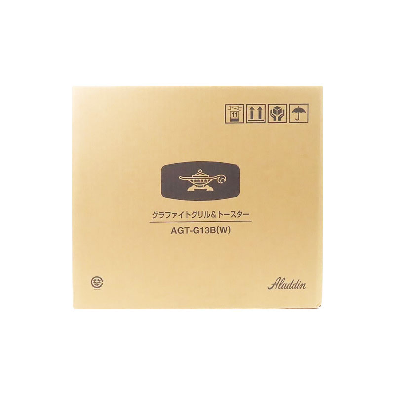 【楽天市場】【新品】Aladdin アラジン グラファイトグリル＆トースター 4枚焼き AGT-G13B-W ホワイト：電子問屋 2号店