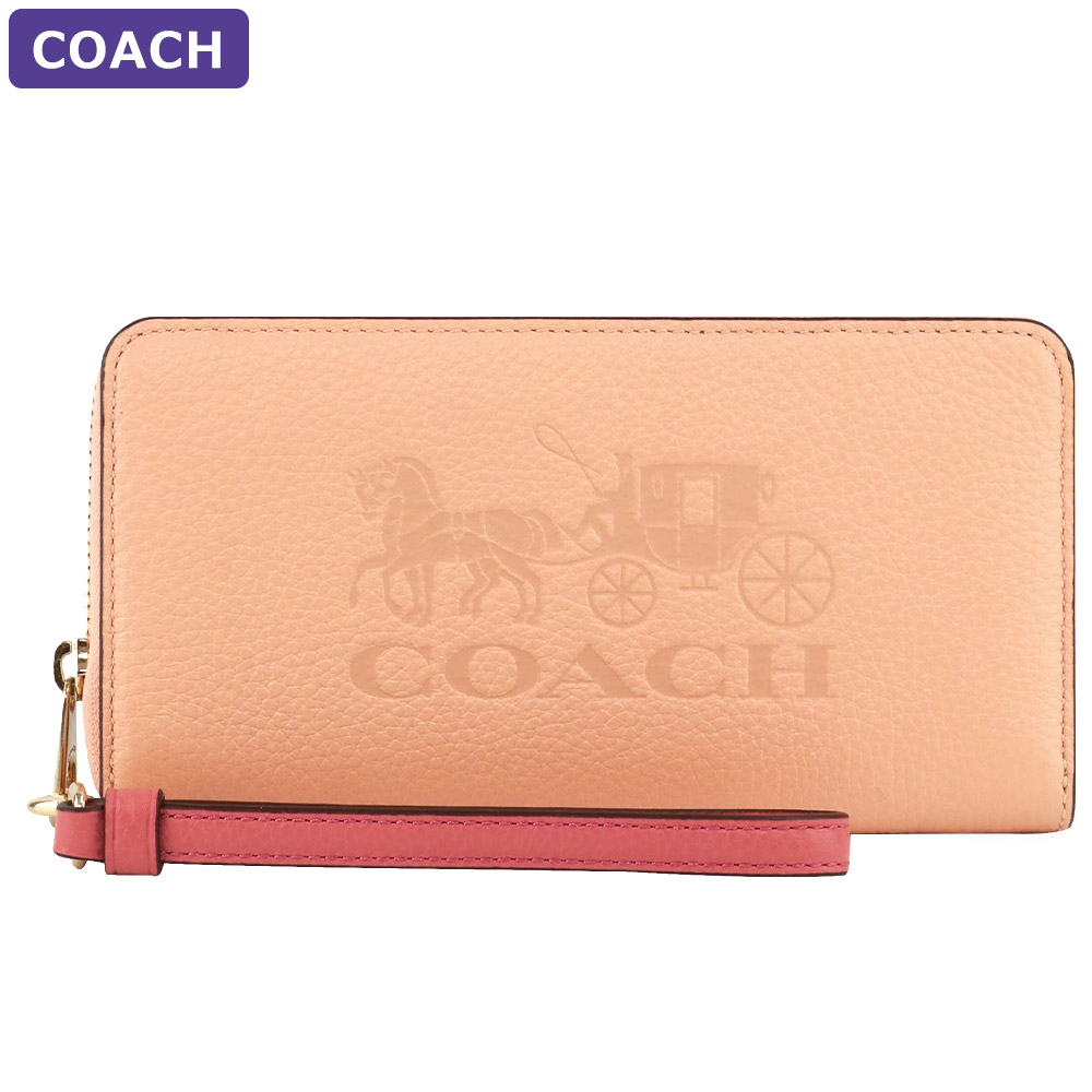 【楽天市場】コーチ COACH 財布 長財布 C5889 IMSMX ストラップ付 ラウンドジップ アウトレット レディース ウォレット 新作 ...