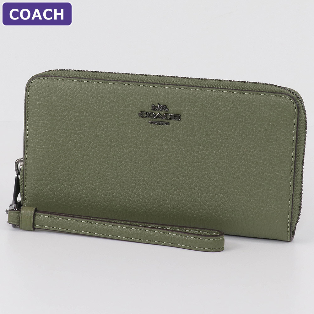 【楽天市場】コーチ COACH 財布 長財布 C4451 QBMGR ストラップ付 ラウンドジップ アウトレット レディース 新作：US style