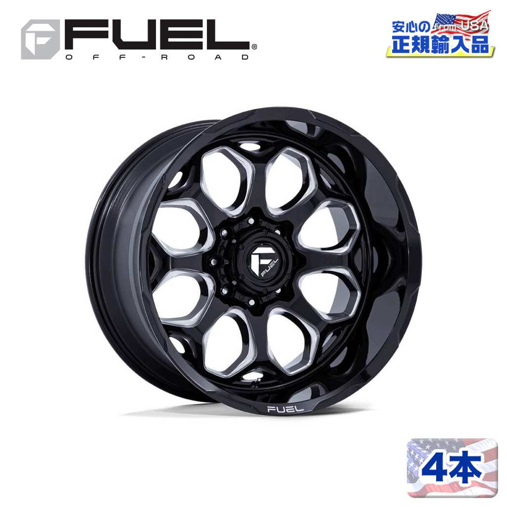 【楽天市場】【FUEL OFFROAD (フューエルオフロード) 正規代理店】22インチホイール 4本セットFC862 SCEPTER 22× ...