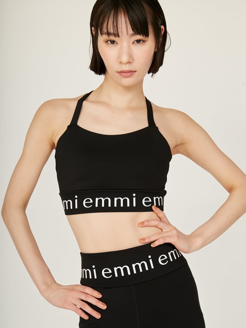 【楽天市場】【10th】【ONLINE限定】emmiロゴブラトップ emmi エミ トップス カットソー・Tシャツ ブラック【送料無料 ...
