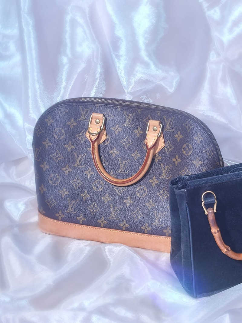 【楽天市場】Louis Vuitton モノグラムアルマ LILY BROWN リリーブラウン アクセサリー・腕時計 その他のアクセサリー・腕 ...