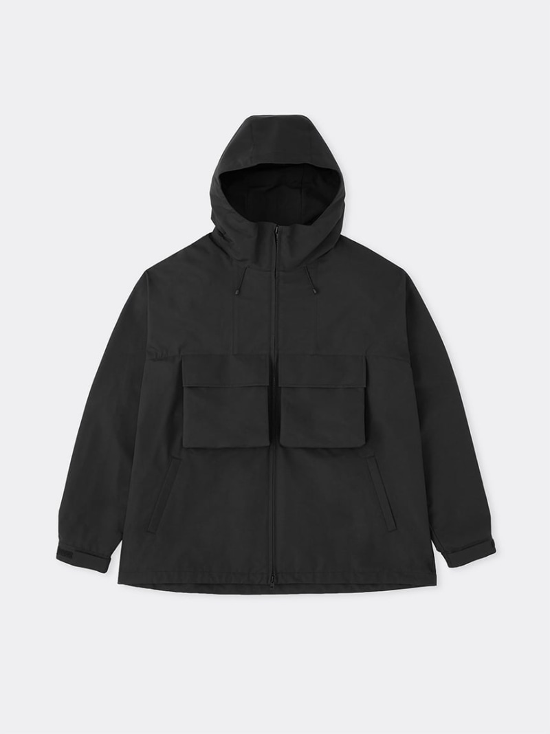 【楽天市場】BIG POCKET NYLON SHELL PARKA SOFTHYPHEN ソフトハイフン ジャケット・アウター その他のジャケット・アウター ブラック ホワイト【送料無料 ...