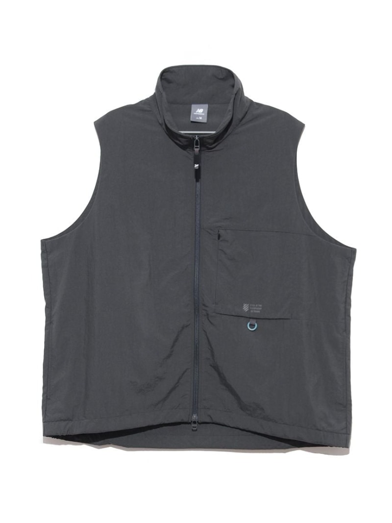 【楽天市場】【New Balance】STAND NECK VEST emmi エミ トップス ベスト・ジレ ブラック【送料無料 ...
