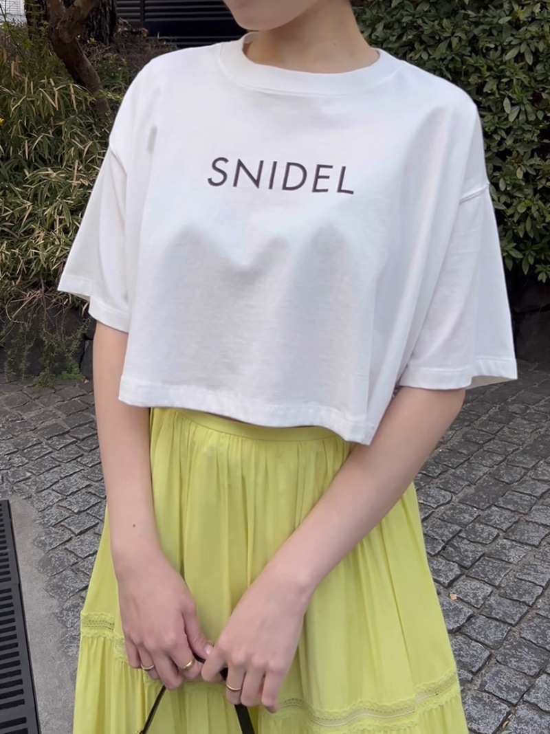 【楽天市場】SNIDELロゴTシャツ SNIDEL スナイデル トップス カットソー・Tシャツ グレー ホワイト レッド ピンク【送料無料】[Rakuten Fashion ...