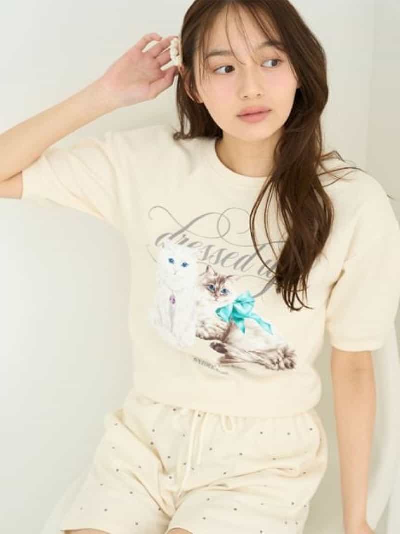 【楽天市場】CATスウェットセットアップ SNIDEL HOME スナイデルホーム ワンピース・ドレス その他のワンピース・ドレス グレー ピンク【送料無料】[Rakuten Fashion ...