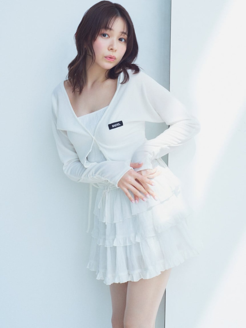 【楽天市場】【SALE／40%OFF】UVカットボレロ/ウォッシャブル SNIDEL スナイデル トップス カーディガン ホワイト【RBA_E】【送料無料】[Rakuten Fashion ...