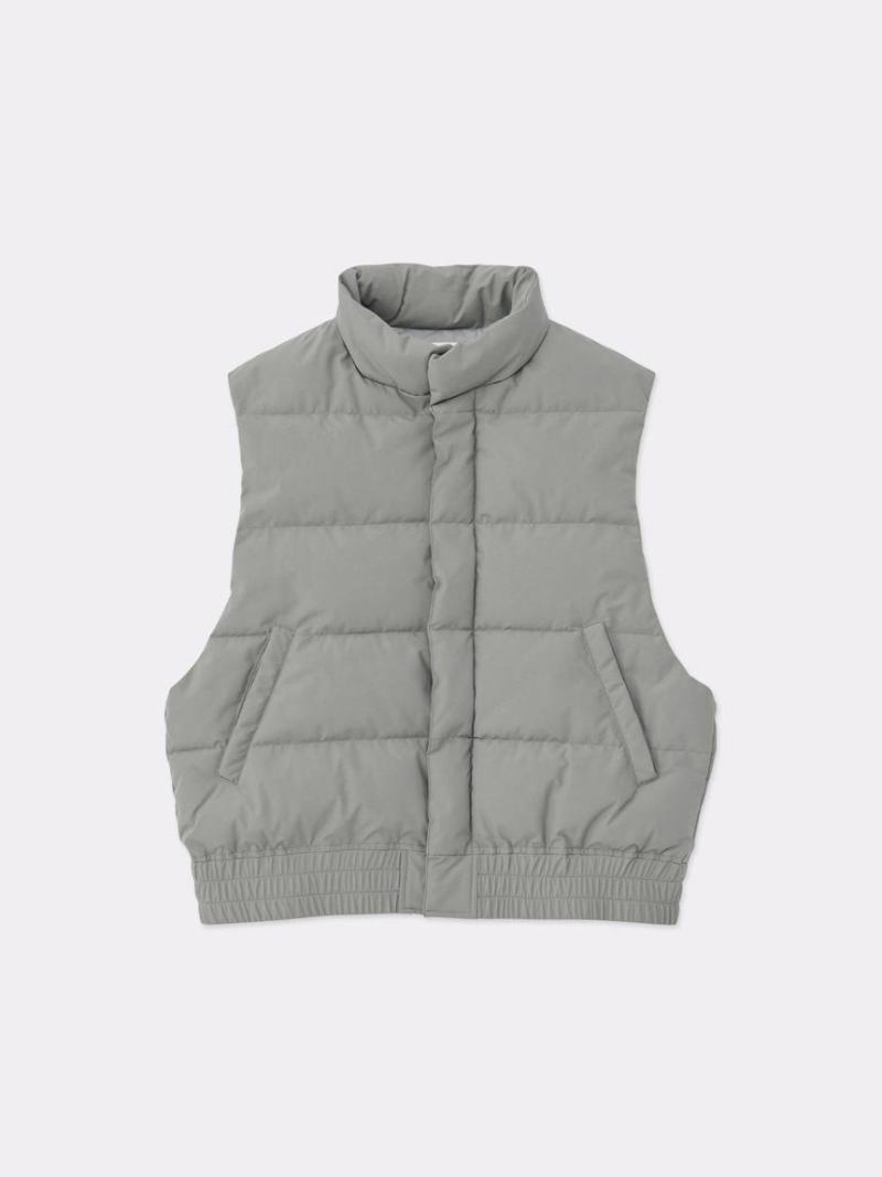 【楽天市場】PUFFER VEST SOFTHYPHEN ソフトハイフン ジャケット・アウター その他のジャケット・アウター グレー ホワイト ...